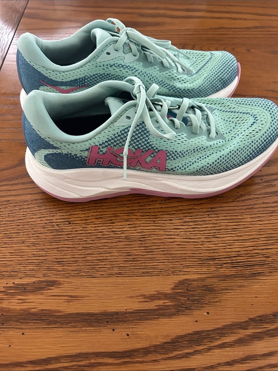 Hoka | Shoes | Hoka Womens Mint Green And Pink Running Shoes | Poshmark